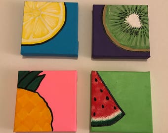 Grapefruit painting | Etsy