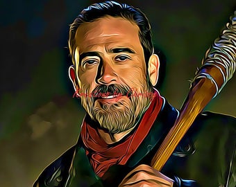Negan poster | Etsy