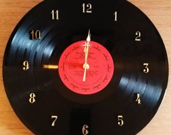 Vinyl record clock | Etsy