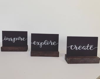 Mini chalkboard sign | Etsy