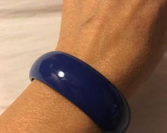 Royal blue bangle | Etsy