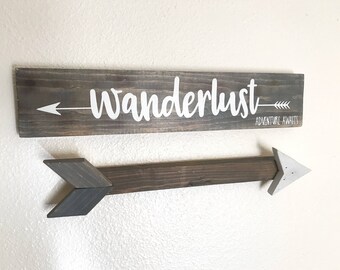 Adventure wood sign | Etsy