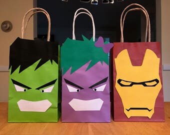Superhero goodie bag | Etsy