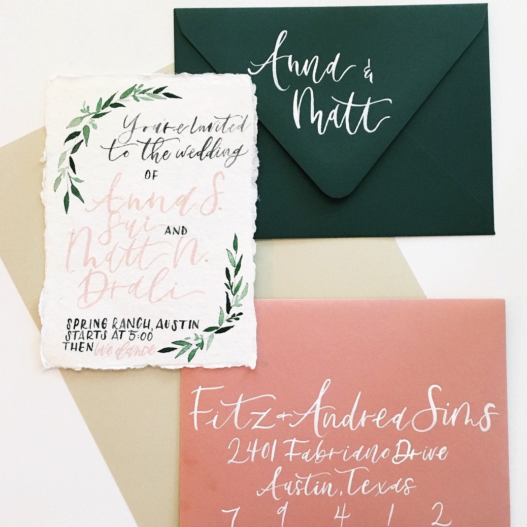 Modern Calligraphy and Custom Stationery Gifts by ProperLetter