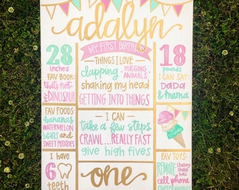 Birthday board | Etsy