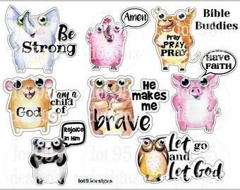 Bible stickers | Etsy