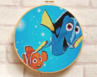 TURTLE Finding Nemo Cross Stitch Pattern PDF Disney