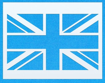 Union jack stencil | Etsy