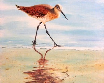Sandpiper painting | Etsy