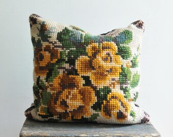 Cross stitch pillow | Etsy