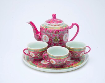 Chinese tea set | Etsy