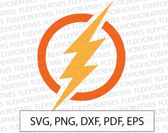Flash svg | Etsy