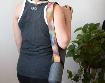 Gym Bag Sewing Pattern and Yoga Mat Carrying Strap Project