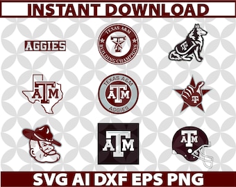Texas aggies svg | Etsy