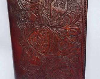 Leather book cover | Etsy
