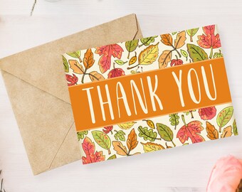 Fall note cards | Etsy