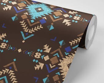 Turquoise wallpaper | Etsy