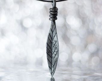 Hand forged necklace | Etsy