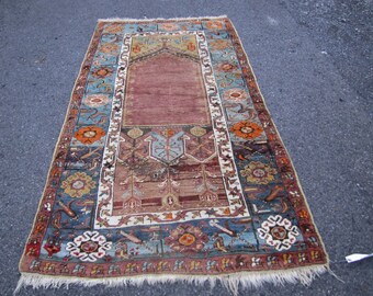 Turkish prayer rug | Etsy