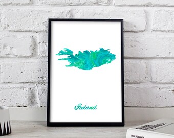 Iceland poster | Etsy