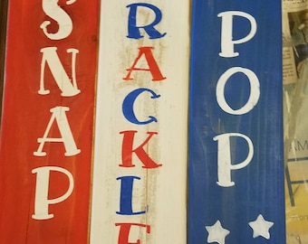 Snap crackle pop | Etsy