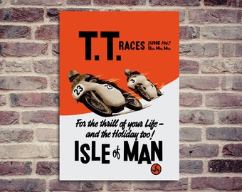 Isle of man tt races | Etsy