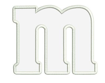 Letter m applique | Etsy