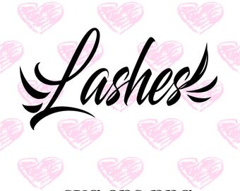 Lashes svg | Etsy