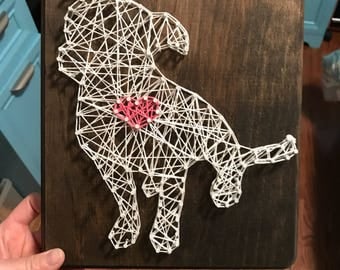 Dog string art | Etsy