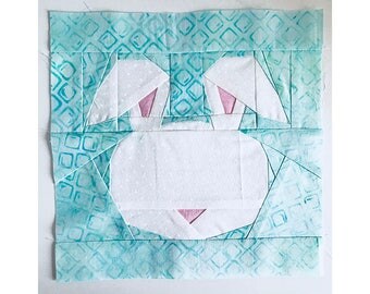 Bunny quilt pattern | Etsy