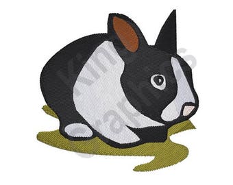 Rabbit embroidery | Etsy