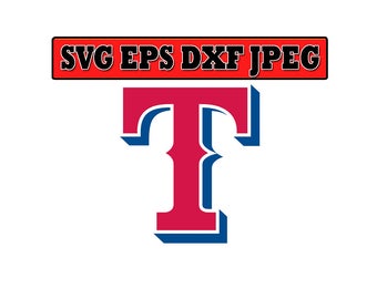 Texas rangers svg | Etsy