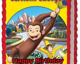 George cake topper | Etsy