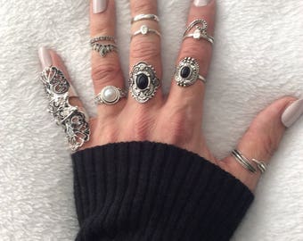 Full finger ring | Etsy