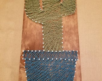 Cactus string art | Etsy