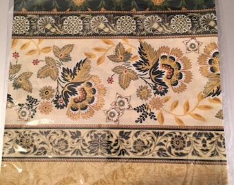 Border print fabric | Etsy