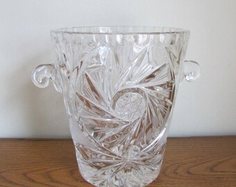 Crystal ice bucket | Etsy