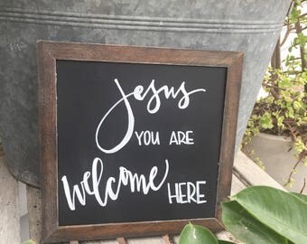 Jesus sign | Etsy
