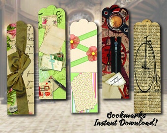 Printable bookmarks | Etsy