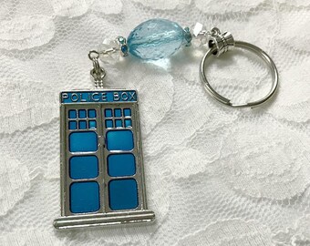 Tardis key chain | Etsy