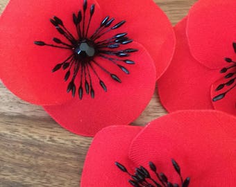 Poppy pin | Etsy