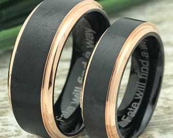 Couple ring set | Etsy