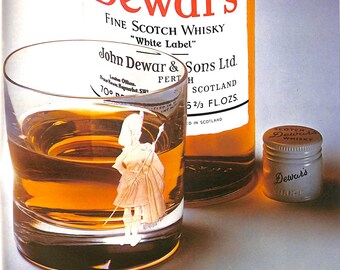 Dewars whisky | Etsy