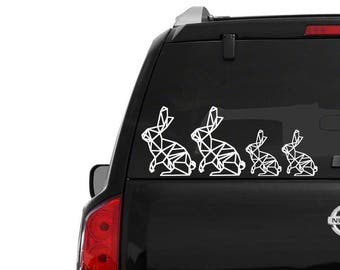 Rabbit decals | Etsy