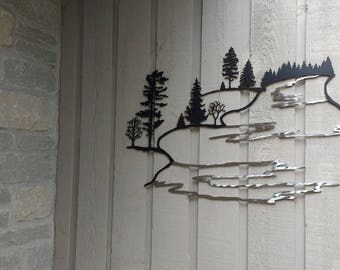 Metal wall art | Etsy