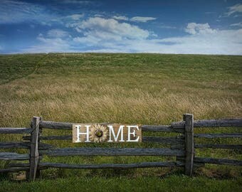 Rustic home sign | Etsy