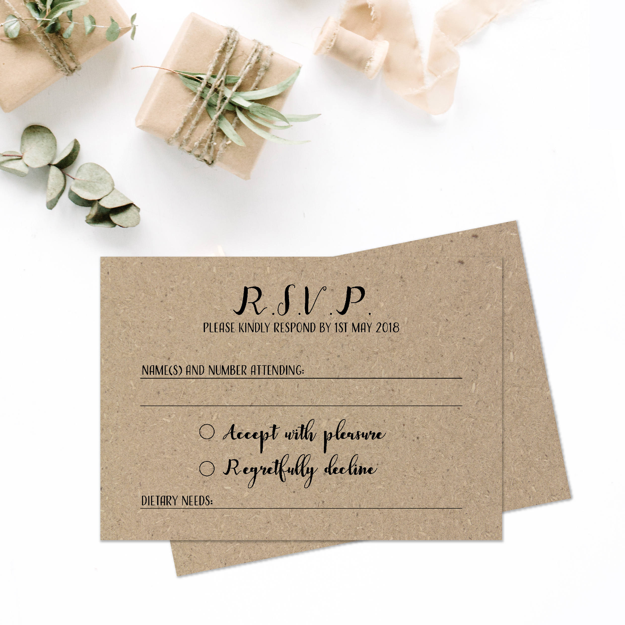 Rustic Wedding RSVP Cards Wedding Invitation And Rsvp Card Rustic Wedding RSVP Cards Wedding Invitation And Rsvp Card