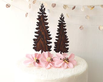 Tree cake topper | Etsy