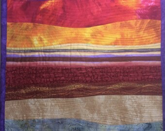 Landscape quilt | Etsy