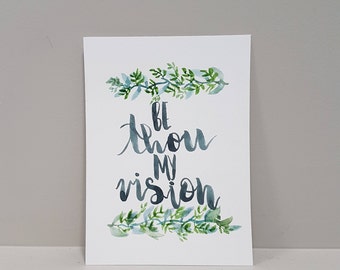 Be thou my vision | Etsy